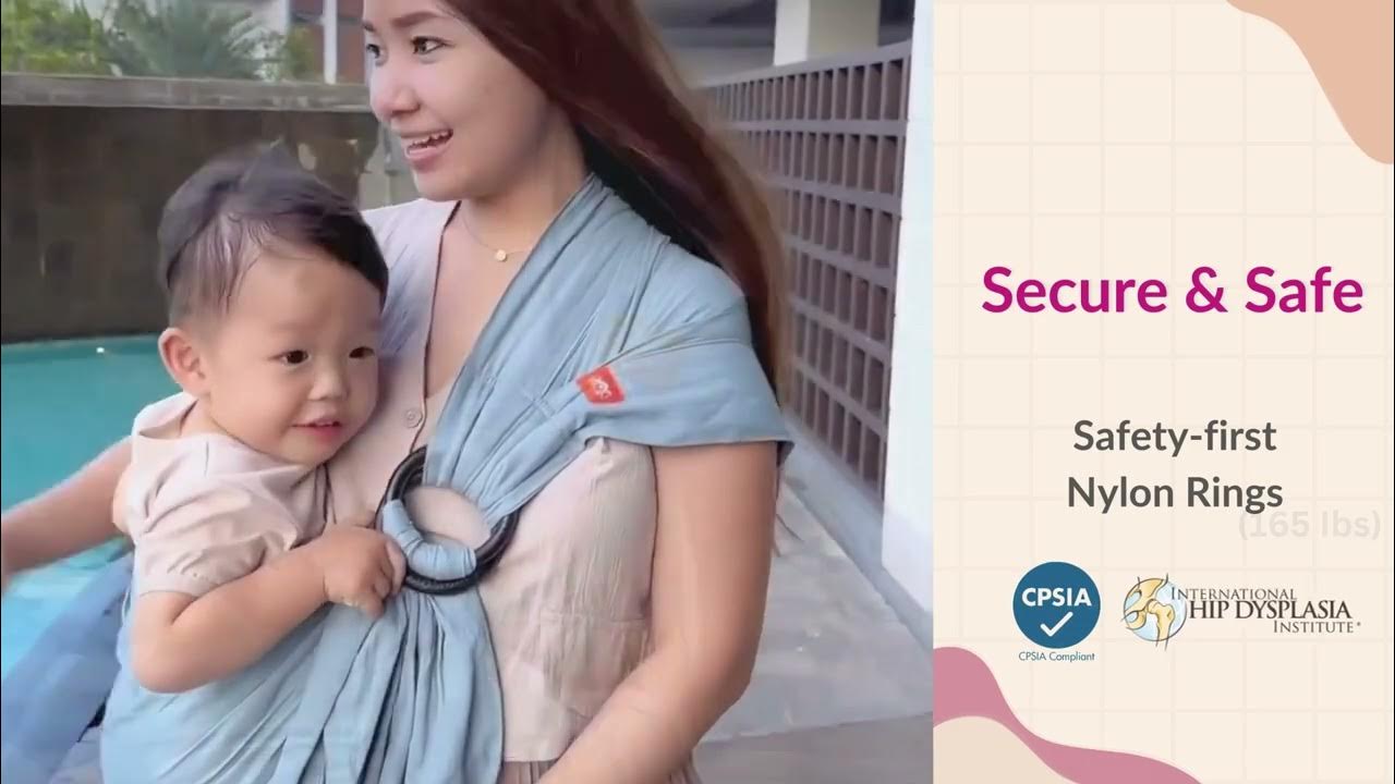 Mamaway Baby Ring Sling Amazon Video 💖 - YouTube