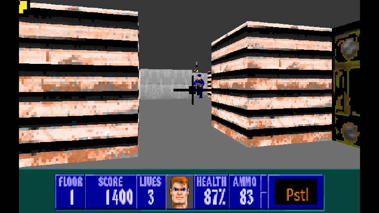 Wolfenstein 3D Level Mod Beta - YouTube