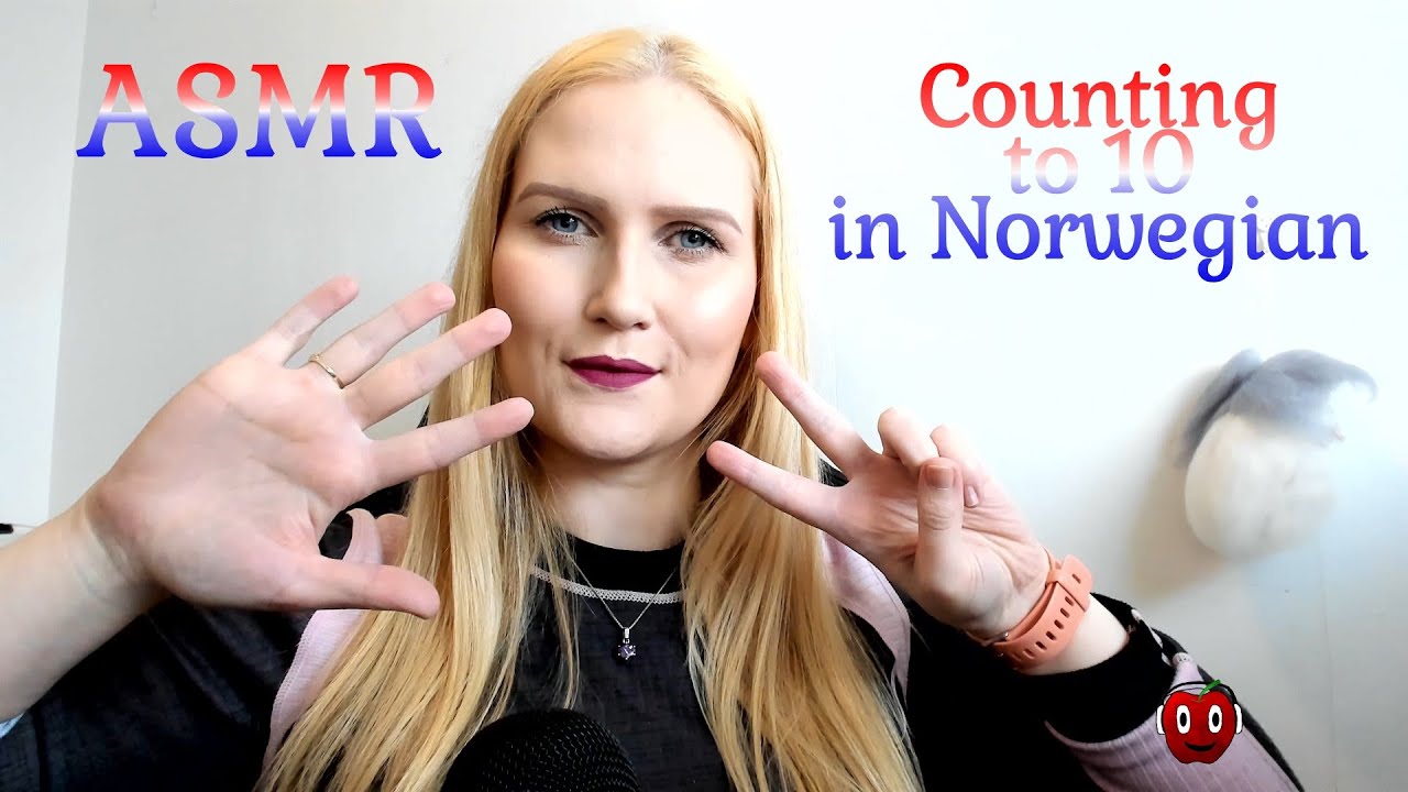 ASMR Counting to Ten in Norwegian (soft spoken and whispered) - YouTube