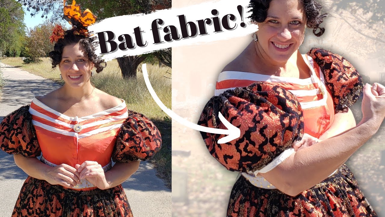 How to Make a Batty 1830's Ball Gown! 🦇 - YouTube