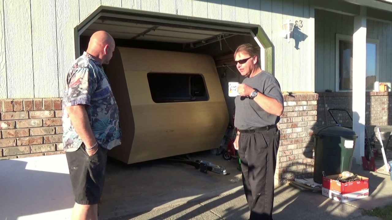 How To Build A DIY Travel Trailer - Part 32 (Out of the Garage!) - YouTube