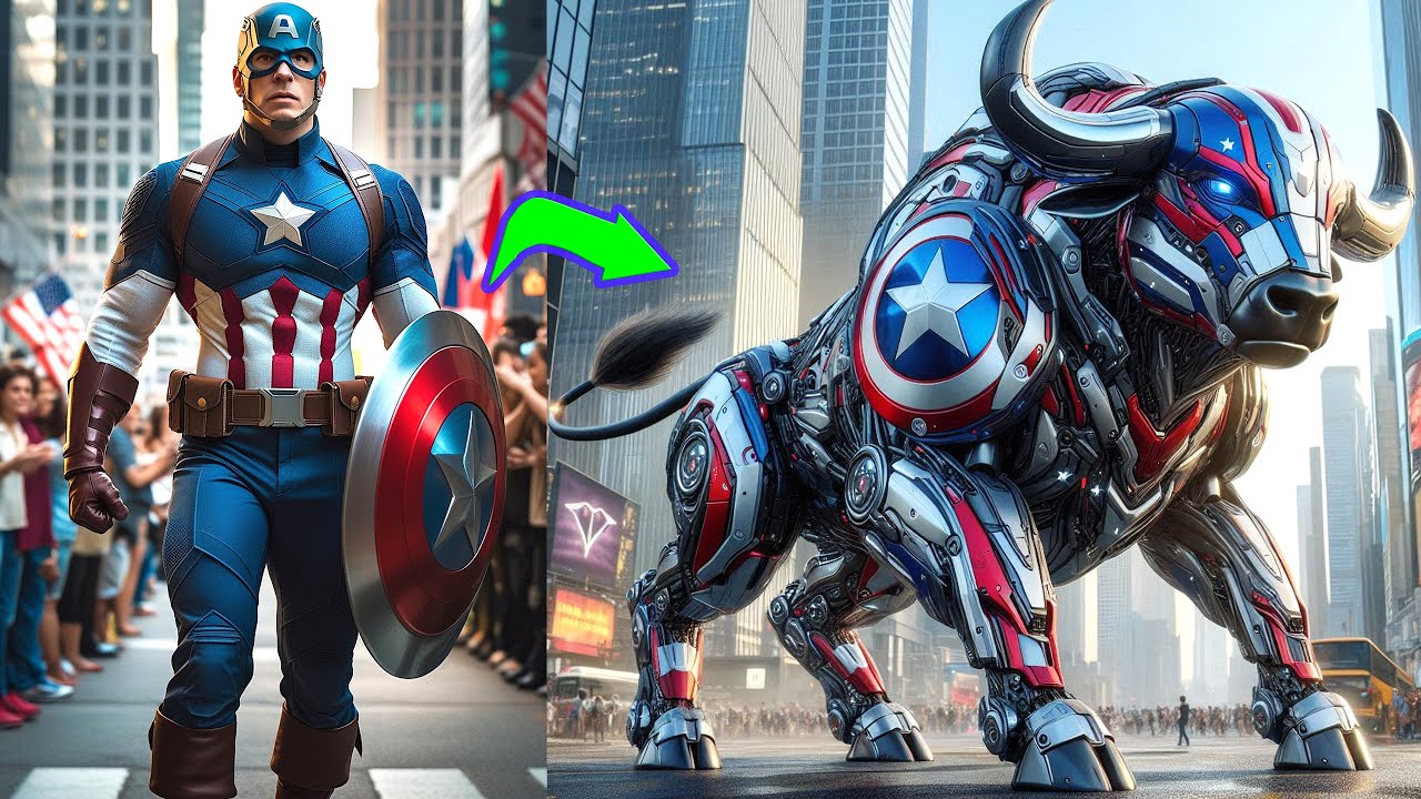 👉SUPERHERO But Super Buffalo Robot 🦬 Part II 2025💯 VENGERS All ...