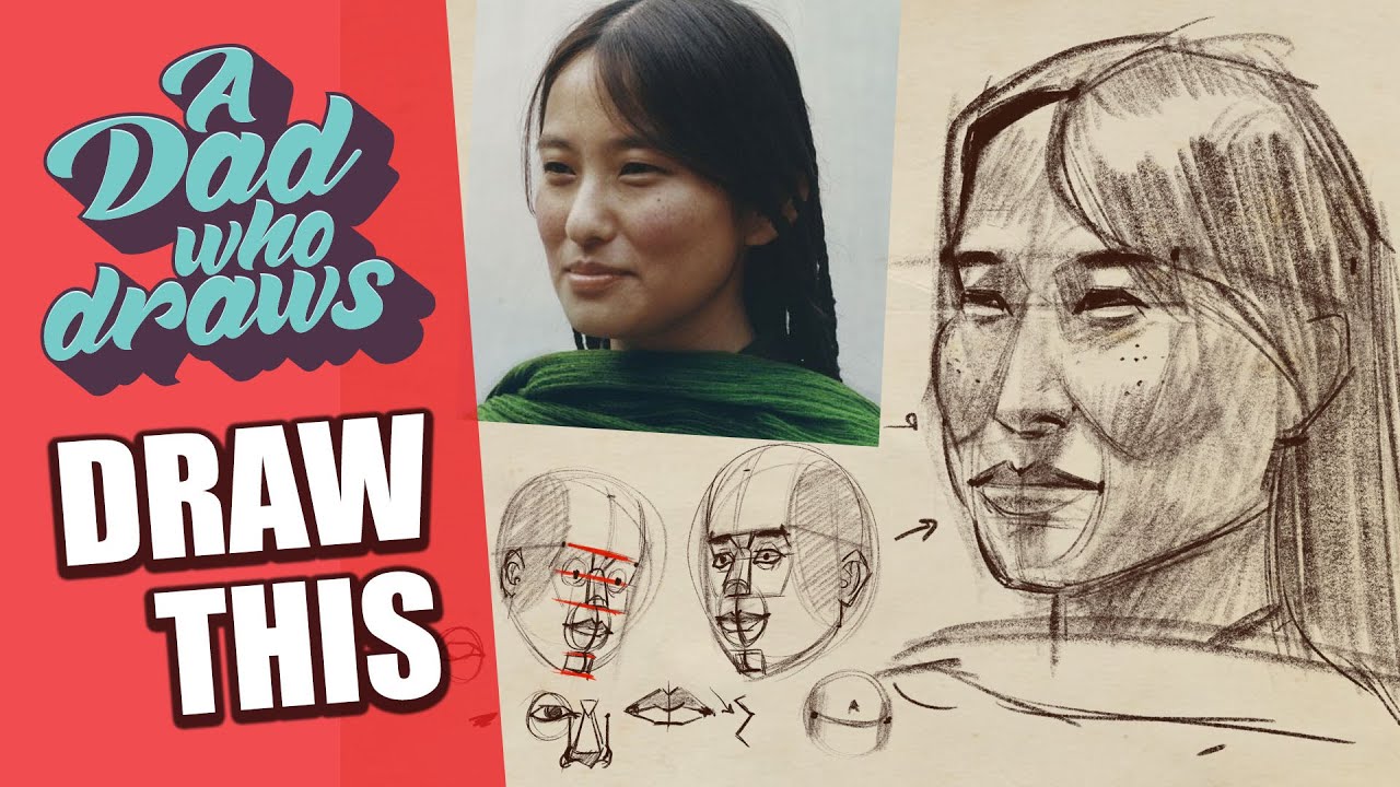 Unlocking Portrait Magic: Overcoming Beginner Struggles in Drawing ...