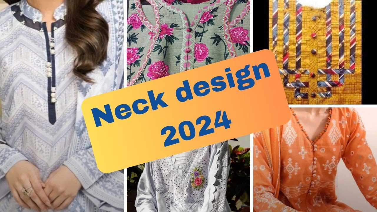 Latest neck design 2024/new galy k design/#neck design 2024 - YouTube
