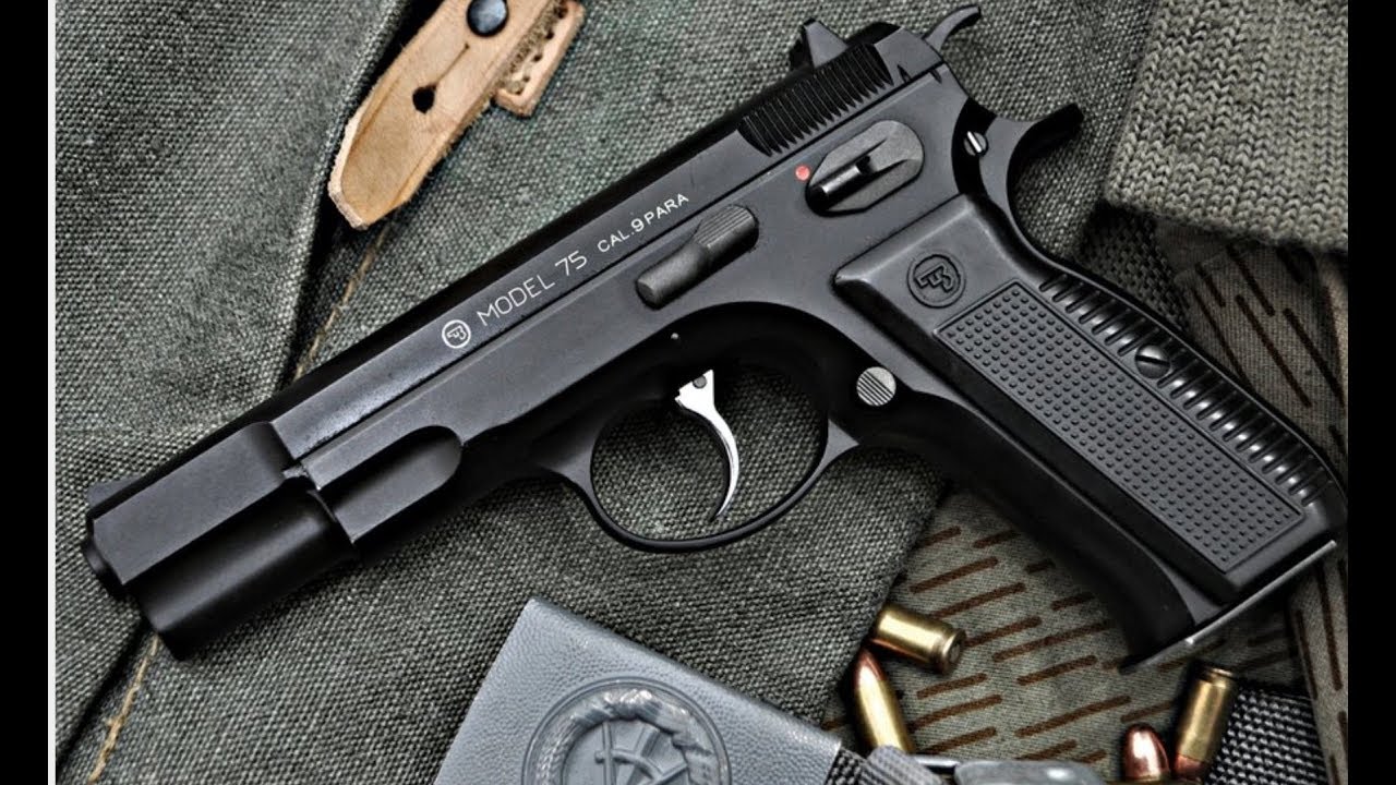 Обзор и стрельба: пистолет CZ-75 схп (Z-75) Курс-С - YouTube