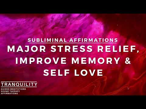 30 Minute Subliminal | 528hz Major Stress Relief, Improve Memory | Subliminal Affirmation - YouTube