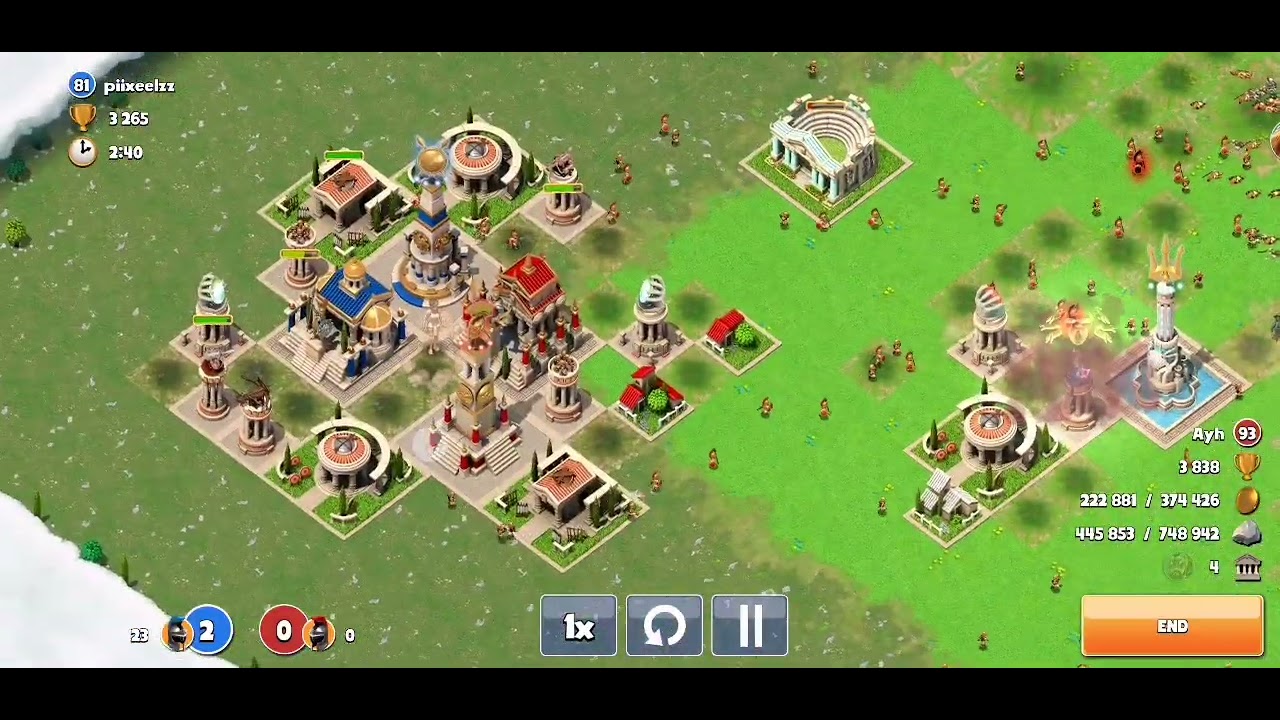 God's of Olympus new attack strategy - YouTube