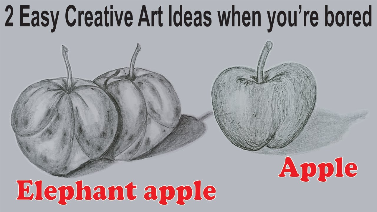 2 Easy Creative Art Ideas when you’re bored || Painting Techniques ...