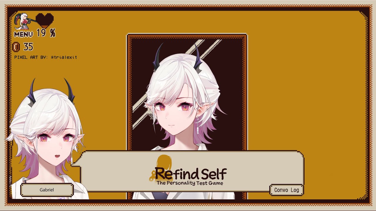 REFIND SELF: THE PERSONALITY TEST GAME 」gaby dalam proses mencari jati ...