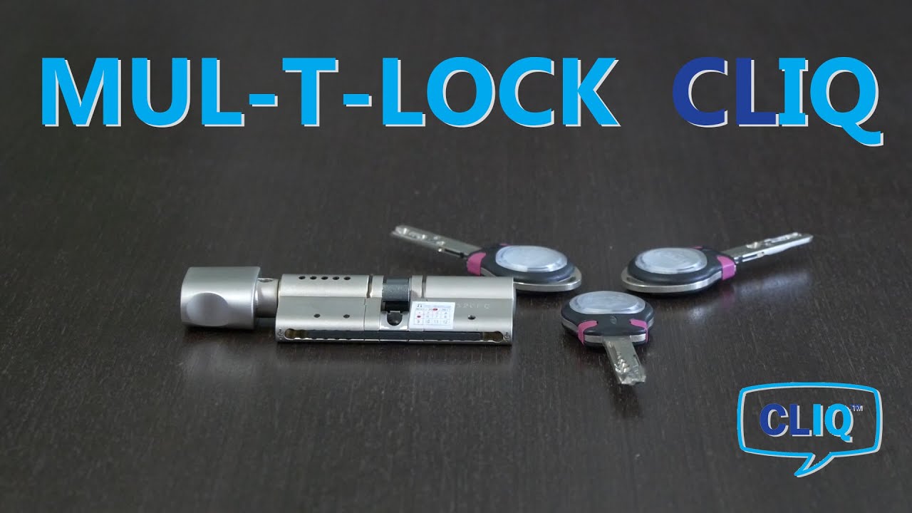 Знайомтеся циліндр MUL-T-LOCK CLIQ - YouTube