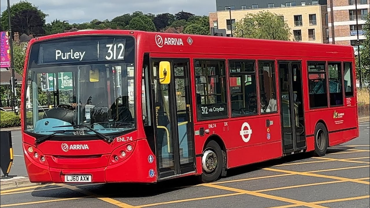 ADL Enviro200 Arriva London ENL74 LJ60AXW Route 312 Purley Old Lodge ...