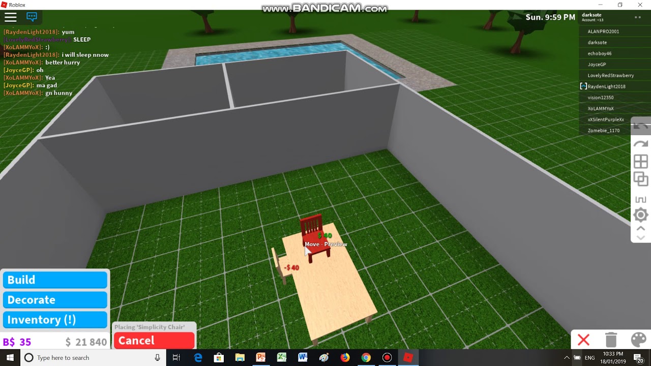 making my real house in blox burg (roblox) - YouTube
