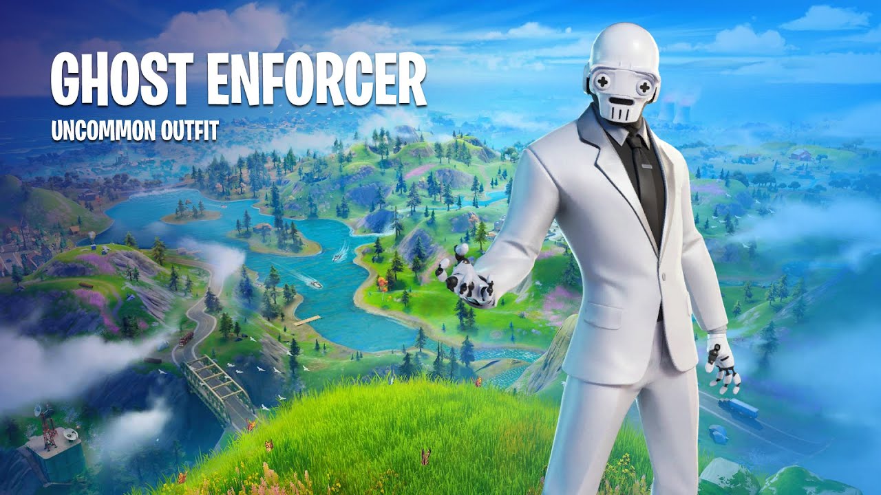 Ghost Enforcer | Uncommon Outfit Skin | Fortnite - YouTube