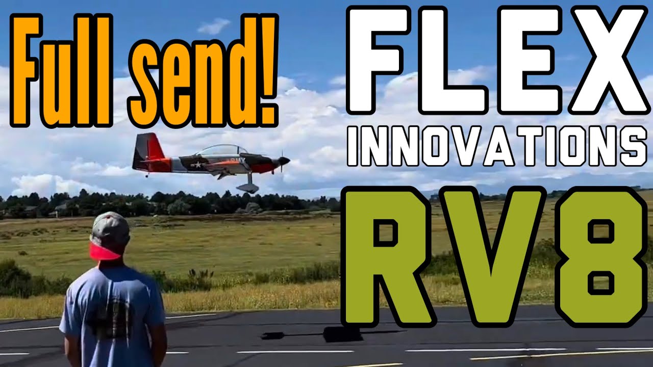 FLEX INNOVATIONS RV-8 70 cc. - YouTube