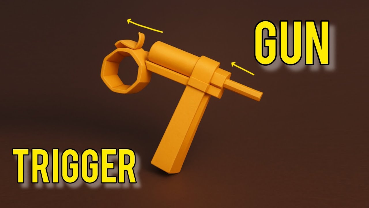 Amazing paper gun making easy| how to make paper gun that shoots| paper ...