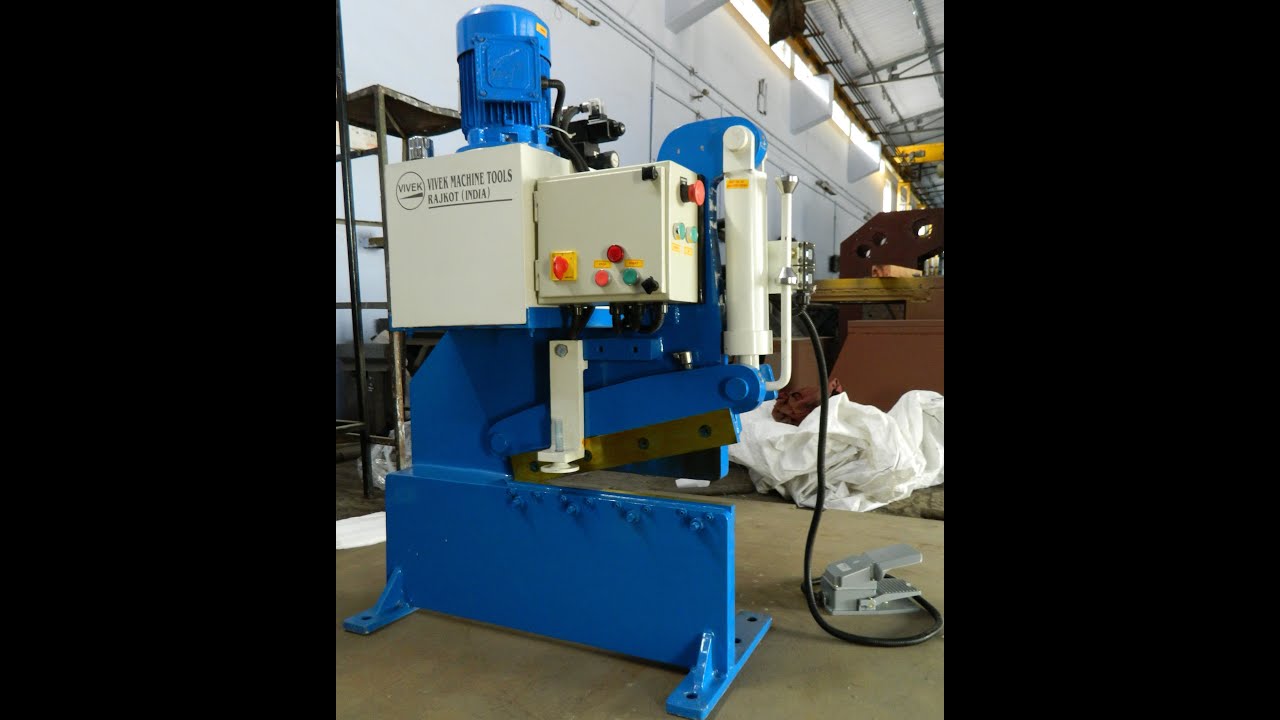 Mini Hydraulic Shearing Machine - YouTube
