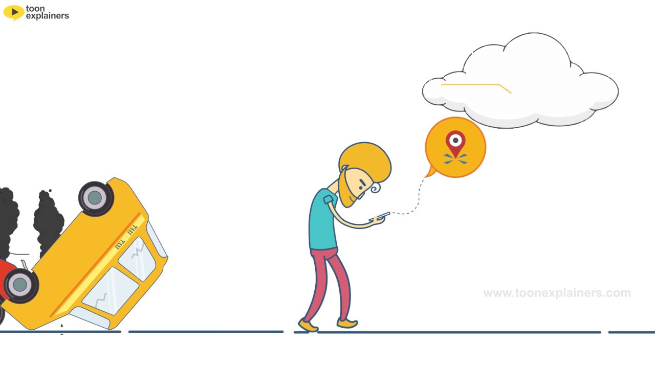 Phone Addict Cartoon