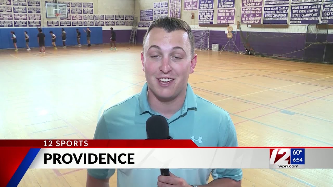 Nets David Duke Jr. hosts basketball camp at his alma mater - YouTube