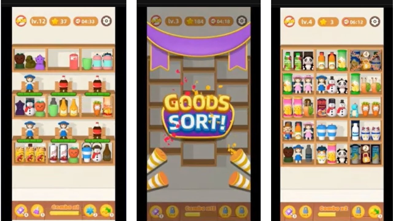 Goods Sort - Playstore Games - YouTube