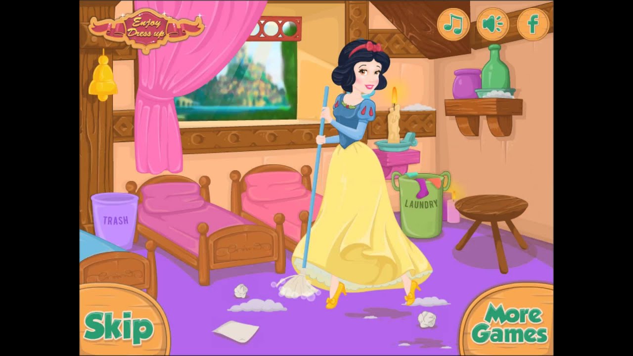 Princess Video Game - Snow White House Makeover - Cutezee.com - YouTube