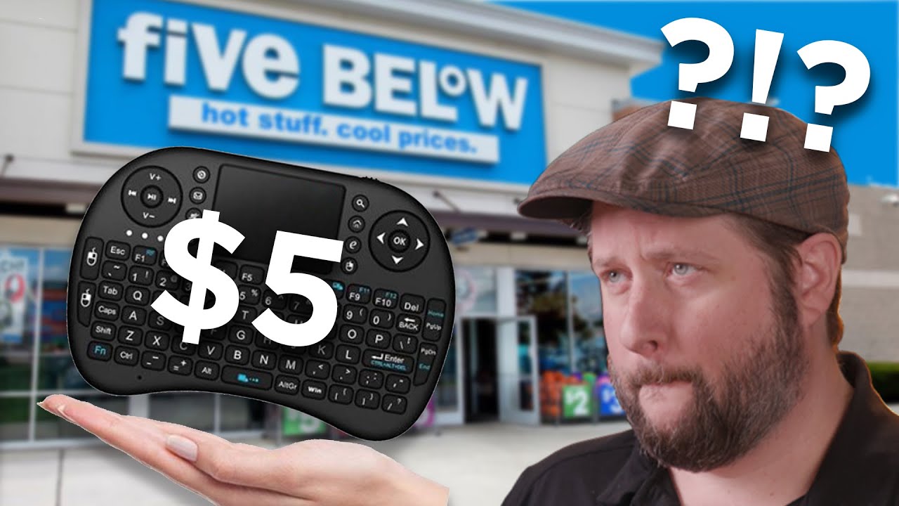 $5 Gaming Mini Wireless Keyboard from Five Below? | Is it a good value ...