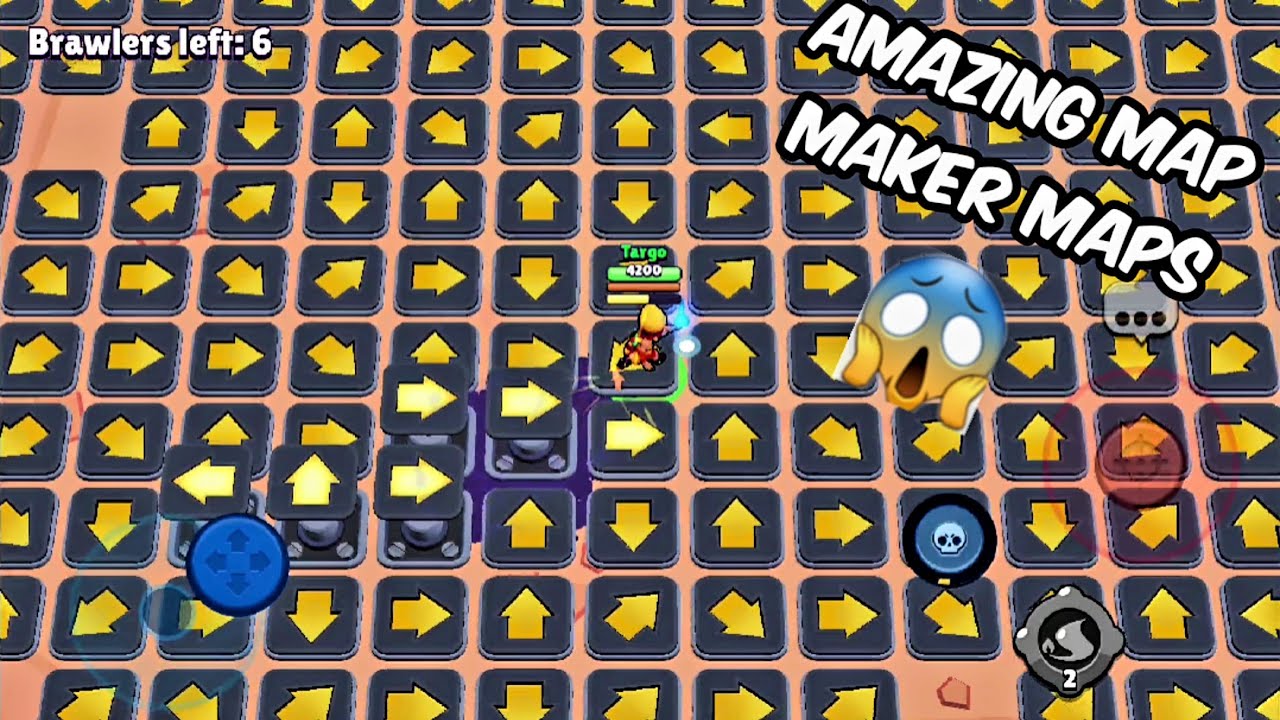 Amazing map maker maps Brawl Stars!! - YouTube