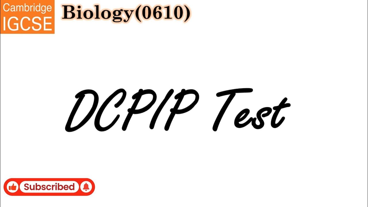 Lecture 52: DCPIP Test - YouTube
