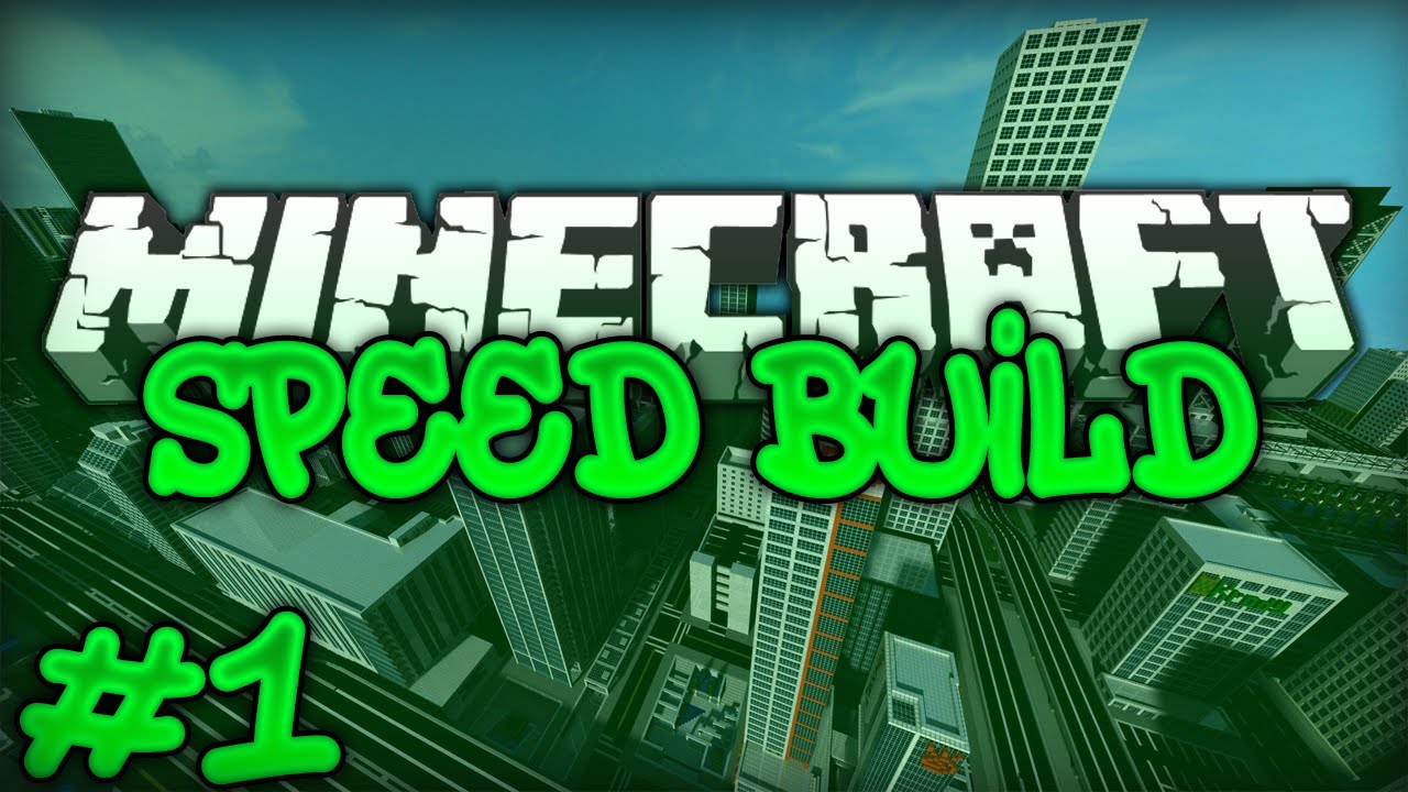 Minecraft Speed Build - City #1 - YouTube
