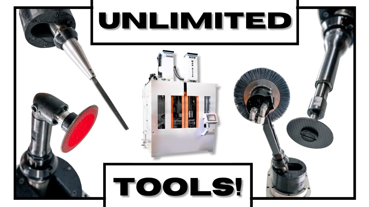 Unlimited Chamfer Machine Tools for Auto and Manual Deburring Machines! - YouTube