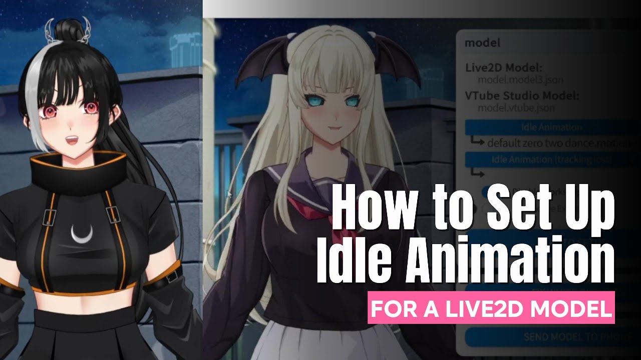 Set Up Idle Animation for a Live2D Model - Make Your VTuber Look More ...