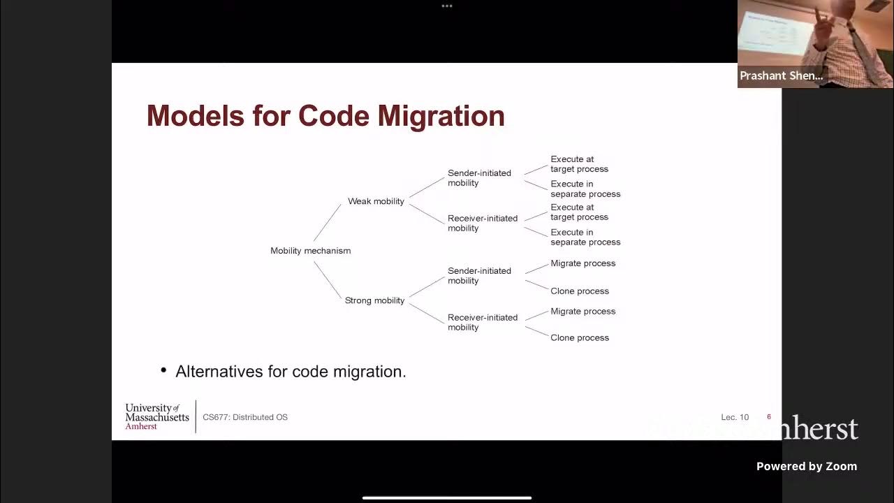 Umass Cs677 Spring 24 Lecture 10 Process And Vm Migration Youtube