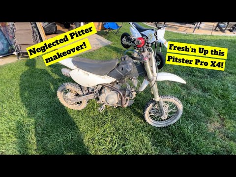 Let’s Clean Up this old Pitster Pro X4 140cc! - YouTube