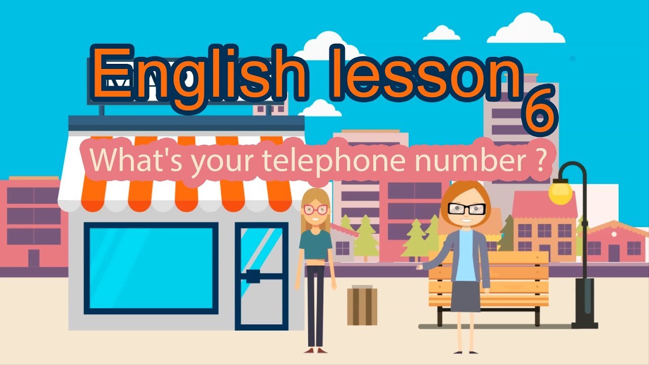 Lesson 6 What's your telephone number? Learn with cartoons - YouTube