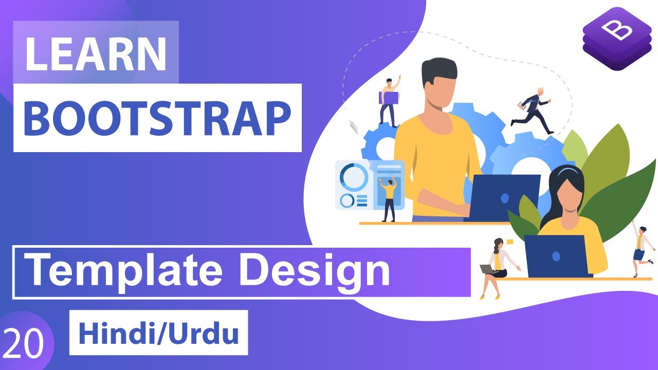Bootstrap Responsive Template Design Tutorial In Hindi Urdu Youtube