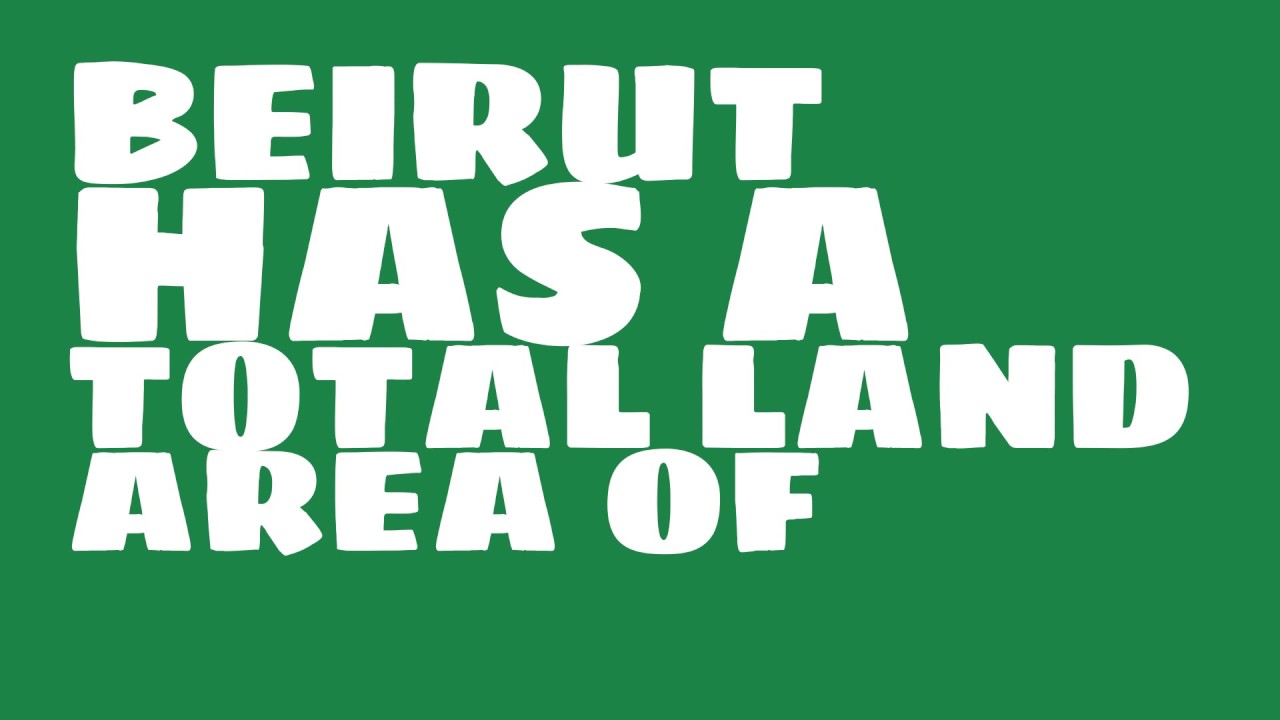 What is the population of Beirut? - YouTube
