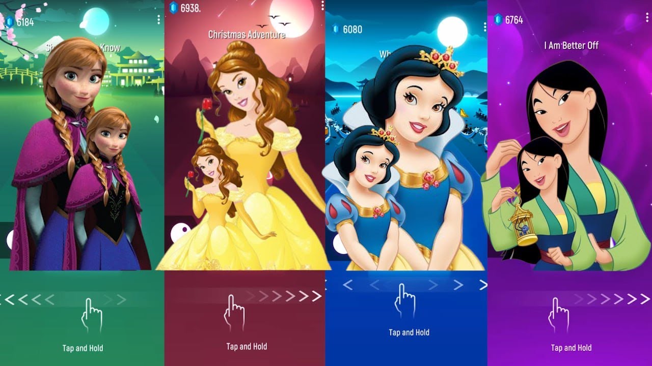💖Frozen Anna 🆚 Princess Belle 🆚 Snow Whit 🆚 Mulan 💖Disney princesses ...