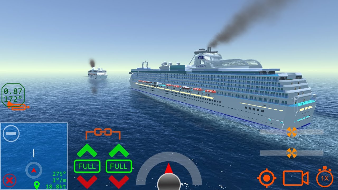 Cruise Ship Collision - Ship Handling Simulator - YouTube