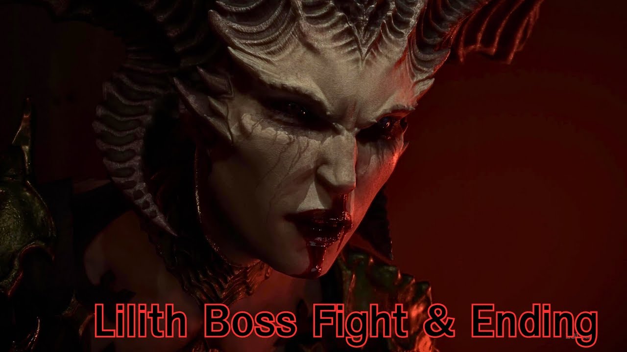 Diablo 4 Lilith Boss Fight & Ending - YouTube