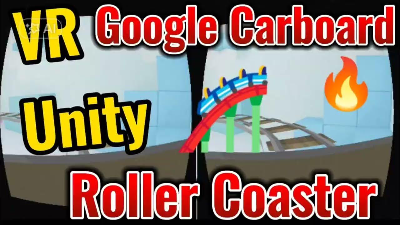 VR Roller Coaster 🎢 Google Cardboard 🎮 Unity - YouTube
