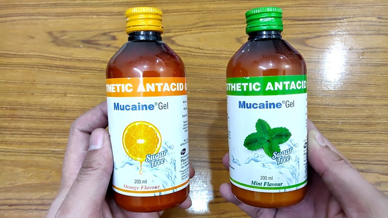 Mucaine gel Syrup|Anaesthetic & Antacid Syrup|Mucaine Gel Doses|How To ...