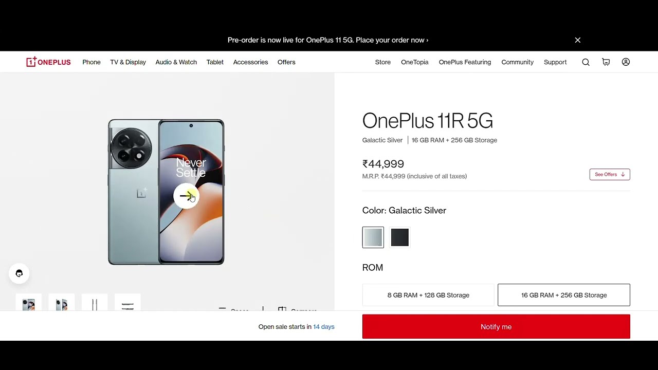 one plus 11 R 5g - YouTube