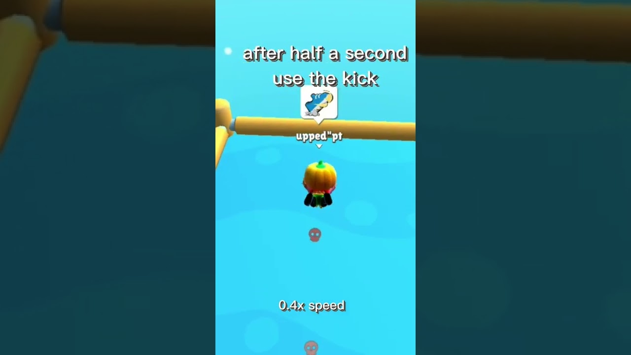 how to use the kick emote in stumble guys(since kick came back) - YouTube