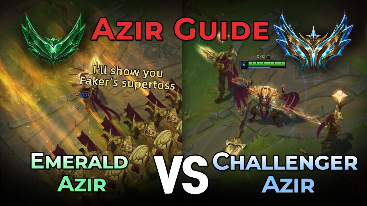 How to Play Azir like Challenger - YouTube