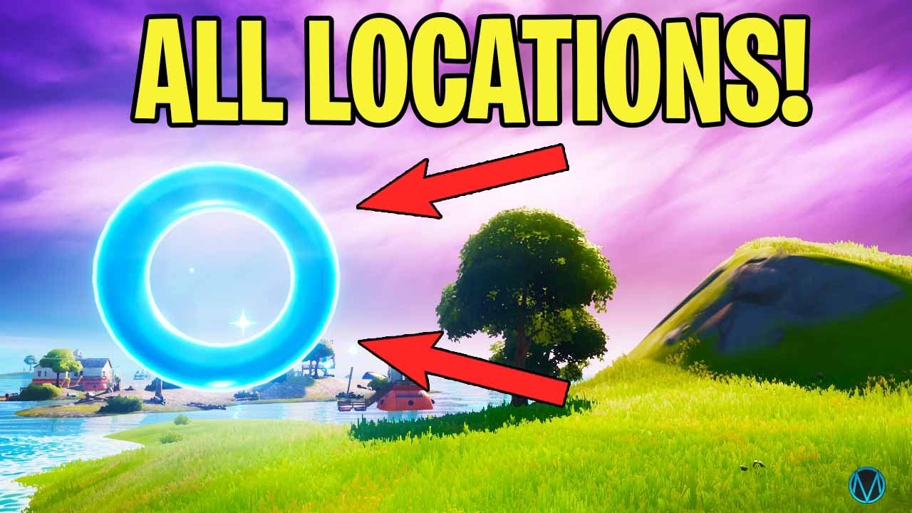 Collect Floating Rings in Pleasant Park - YouTube