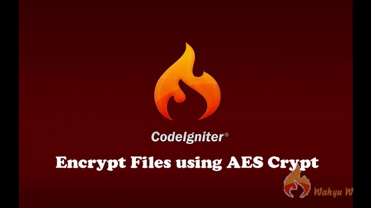 CodeIgniter Tutorial : How to Encrypt Files Using AES Crypt - YouTube