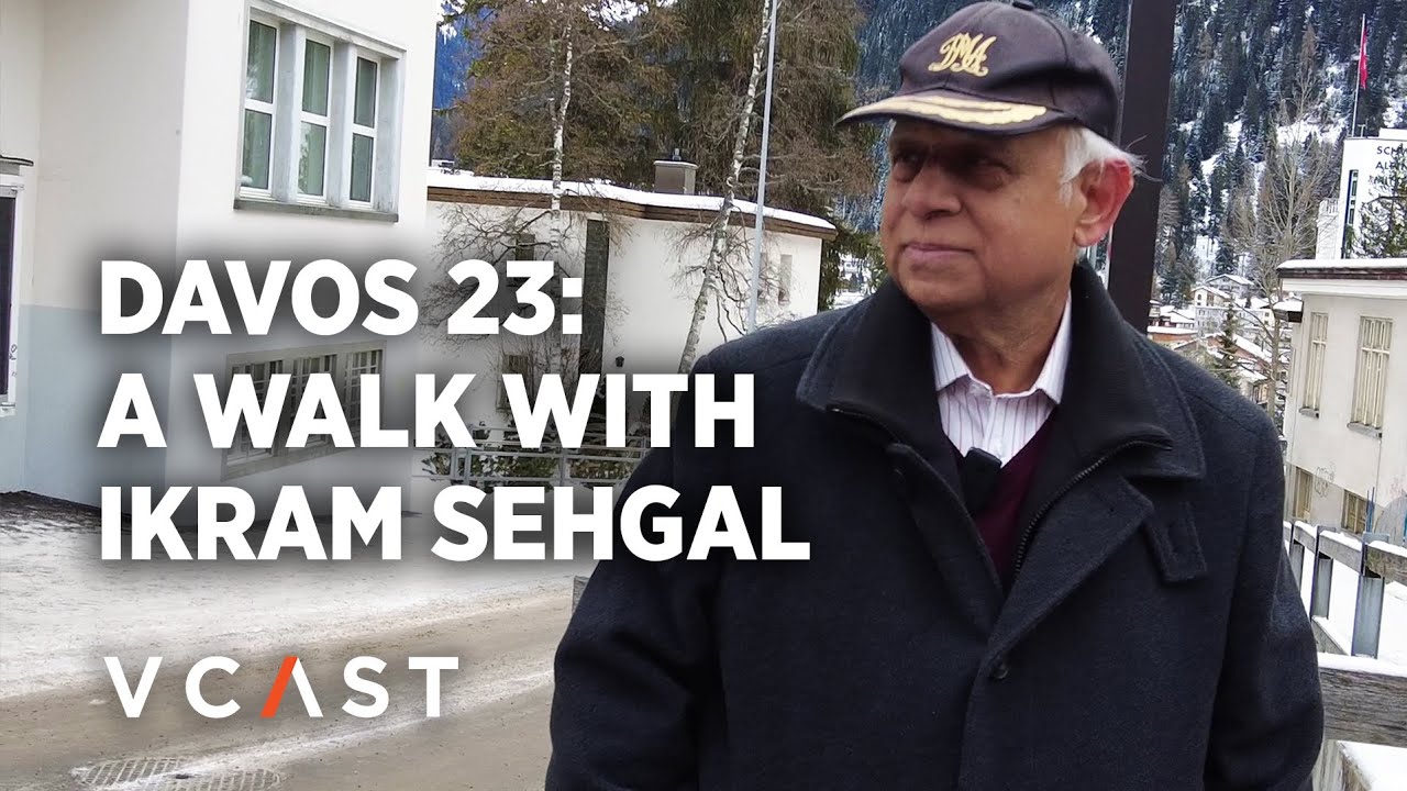 WEF 23: Walk down the Davos Promenade with Ikram Sehgal - YouTube