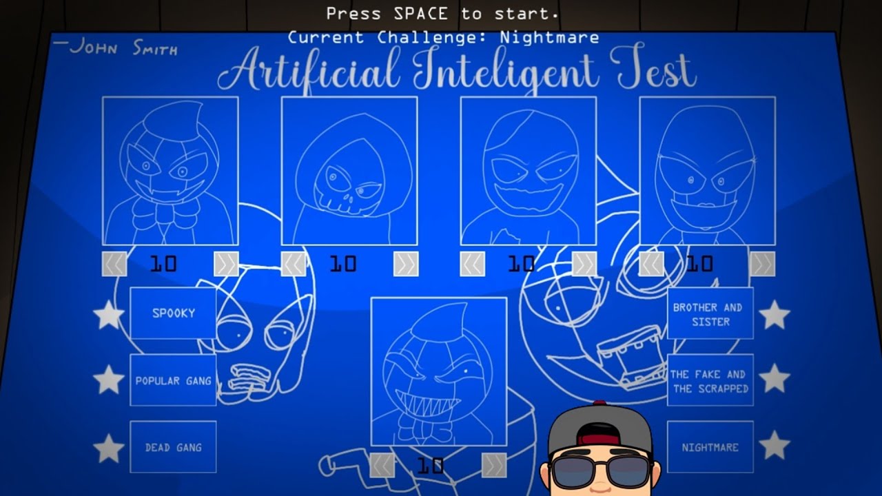 5/10 MODE!!! | FIVE DAYS AT PUMPK'S (FNAP 4) | MODO 5/10 | CUSTOM NIGHT ...