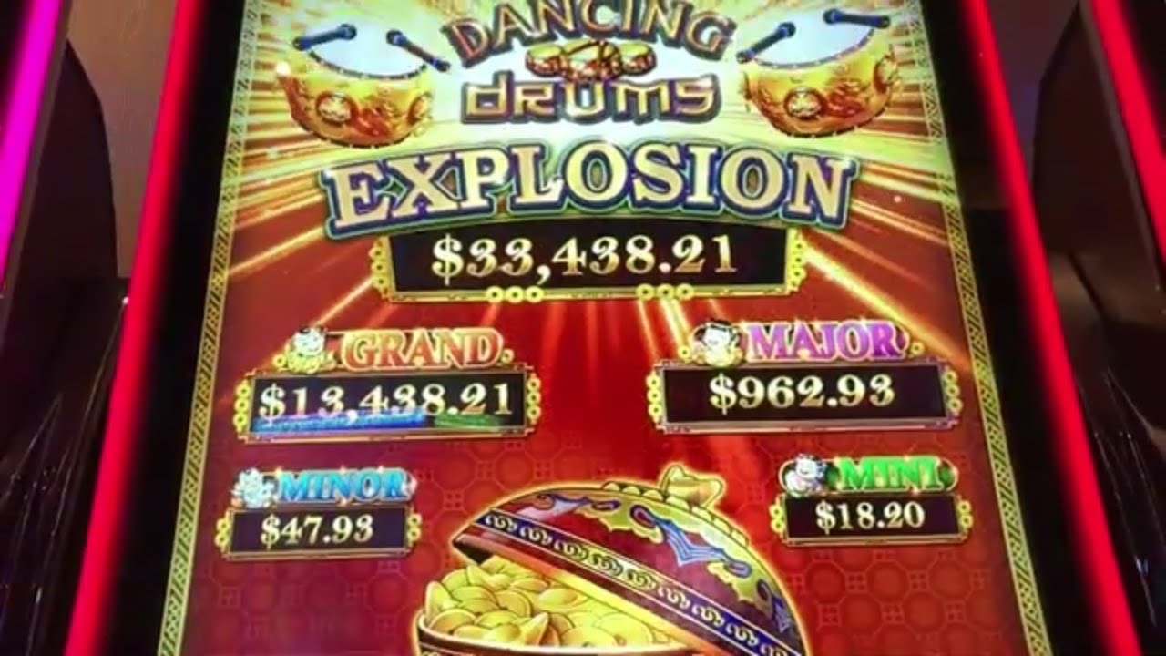 Chasing the Progressive Jackpot on Dancing Drums Explosion!! - YouTube