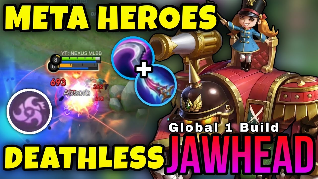 NEW META HERO !! Jawhead Best Op Build and Emblem - Jawhead Global Top ...