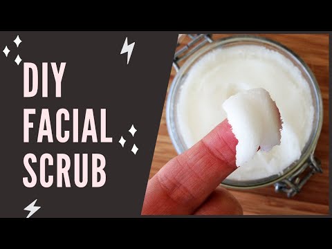 DIY SUGAR SCRUB WITH COCONUT OIL || DIY FACE EXFOLIATING SCRUBS ||  EFFECTIVE 100%